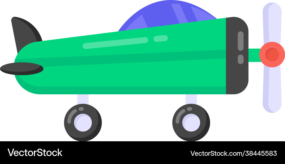 Prop plane Royalty Free Vector Image - VectorStock