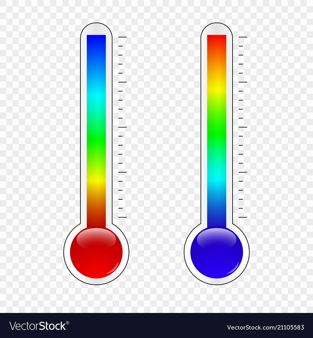 Temperature thermometer Royalty Free Vector Image