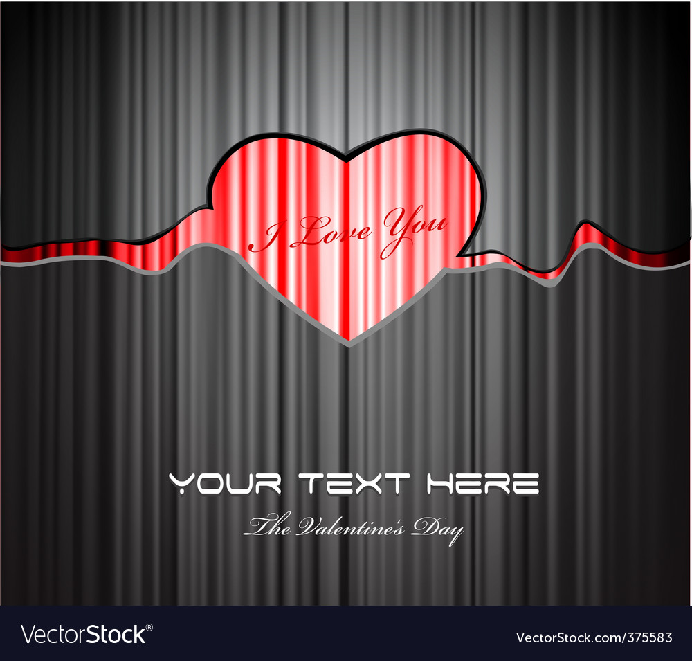 Valentine heart Royalty Free Vector Image - VectorStock