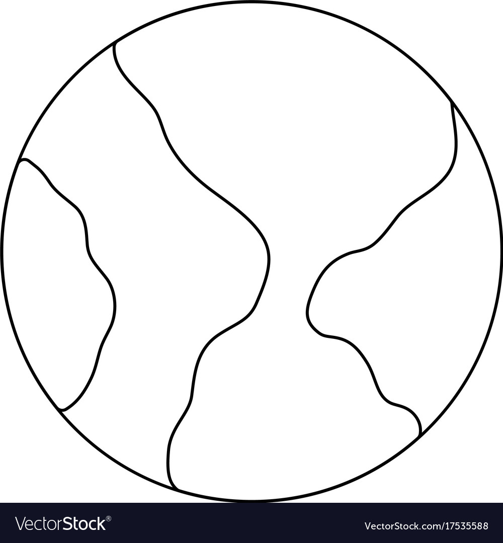 Earth planet icon Royalty Free Vector Image - VectorStock