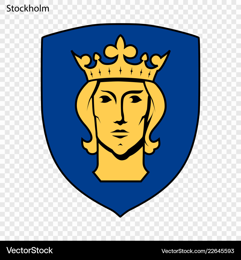 Emblem of stockholm Royalty Free Vector Image - VectorStock