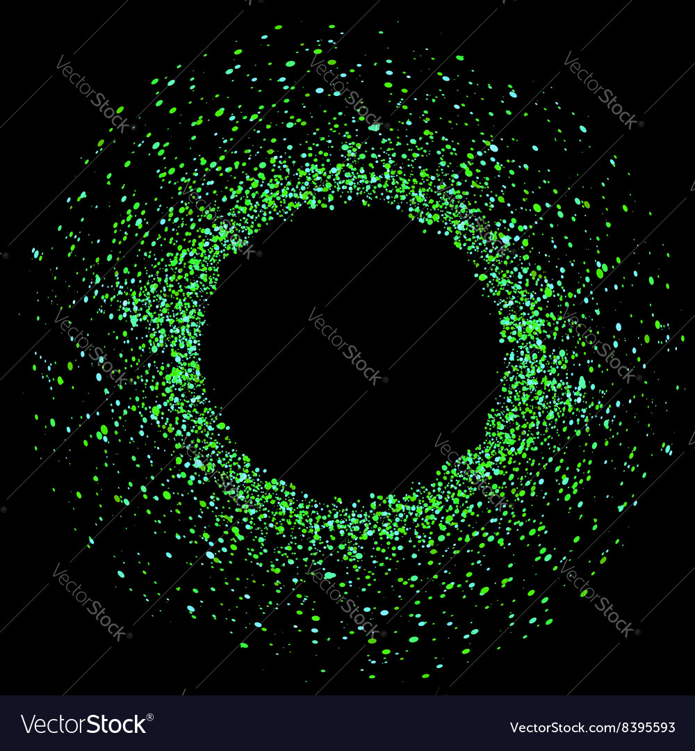Green circle frame Royalty Free Vector Image - VectorStock