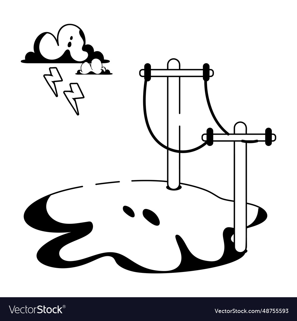 Power interruption Royalty Free Vector Image - VectorStock