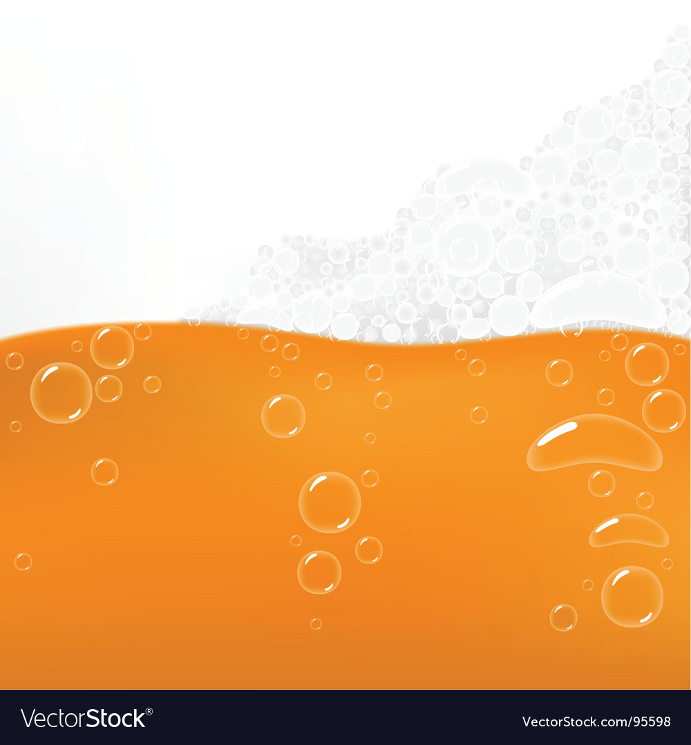 Beer bubbles Royalty Free Vector Image - VectorStock