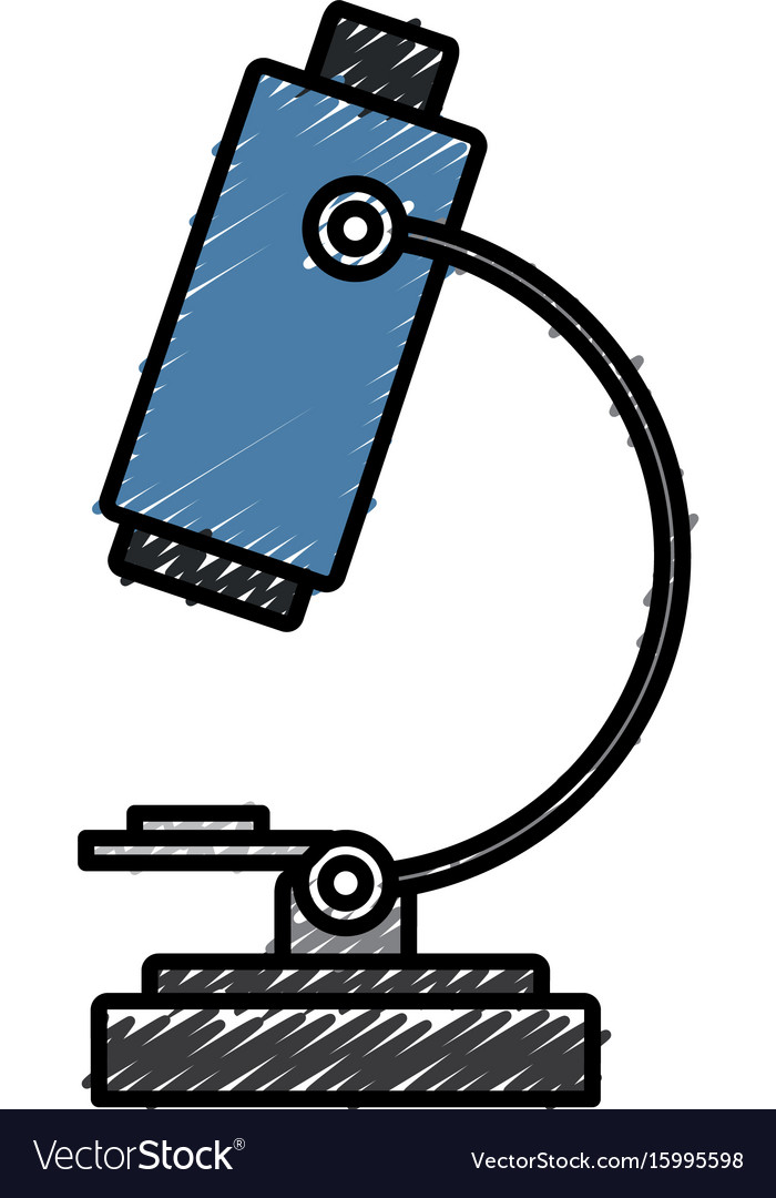 Microscope tool icon Royalty Free Vector Image