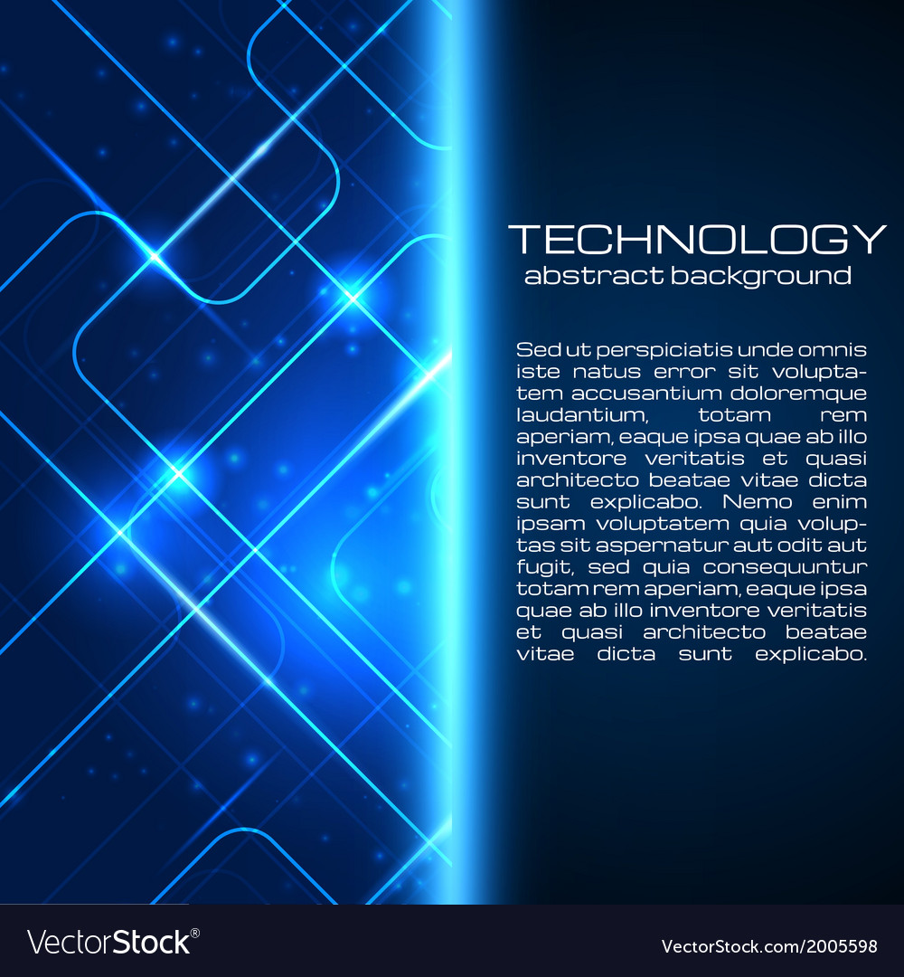 Technology background with space for your text Vector Image