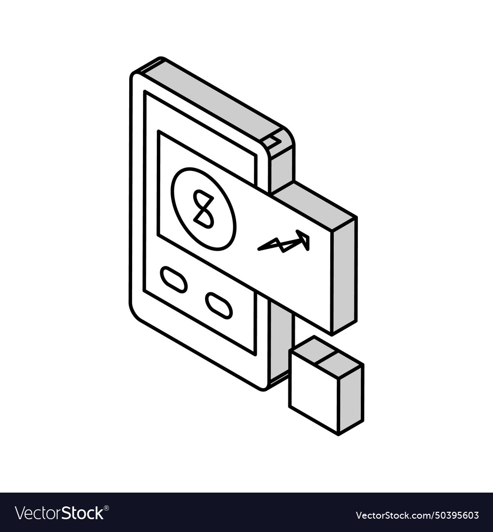 Demand forecasting and sales planning isometric Vector Image