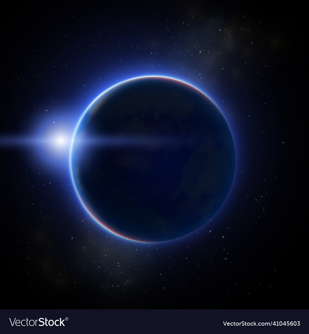 Moon eclipse Royalty Free Vector Image - VectorStock