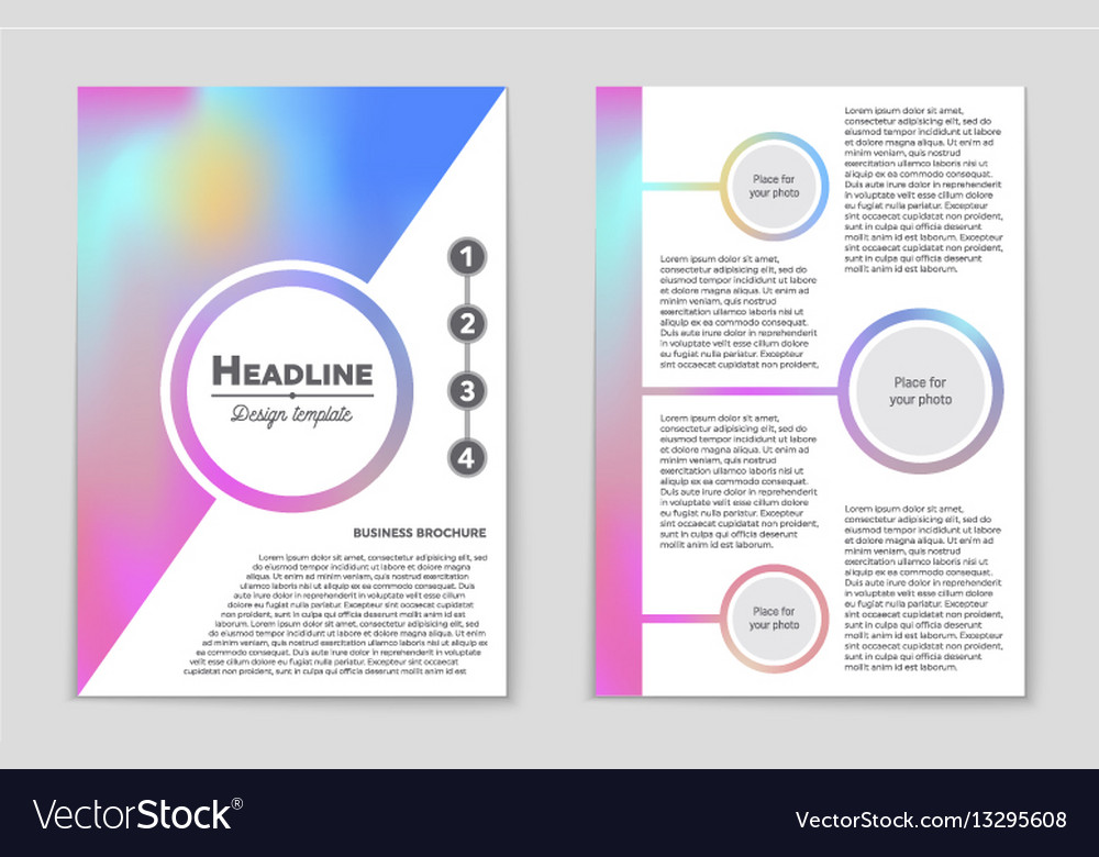 Abstract layout background set for art Royalty Free Vector