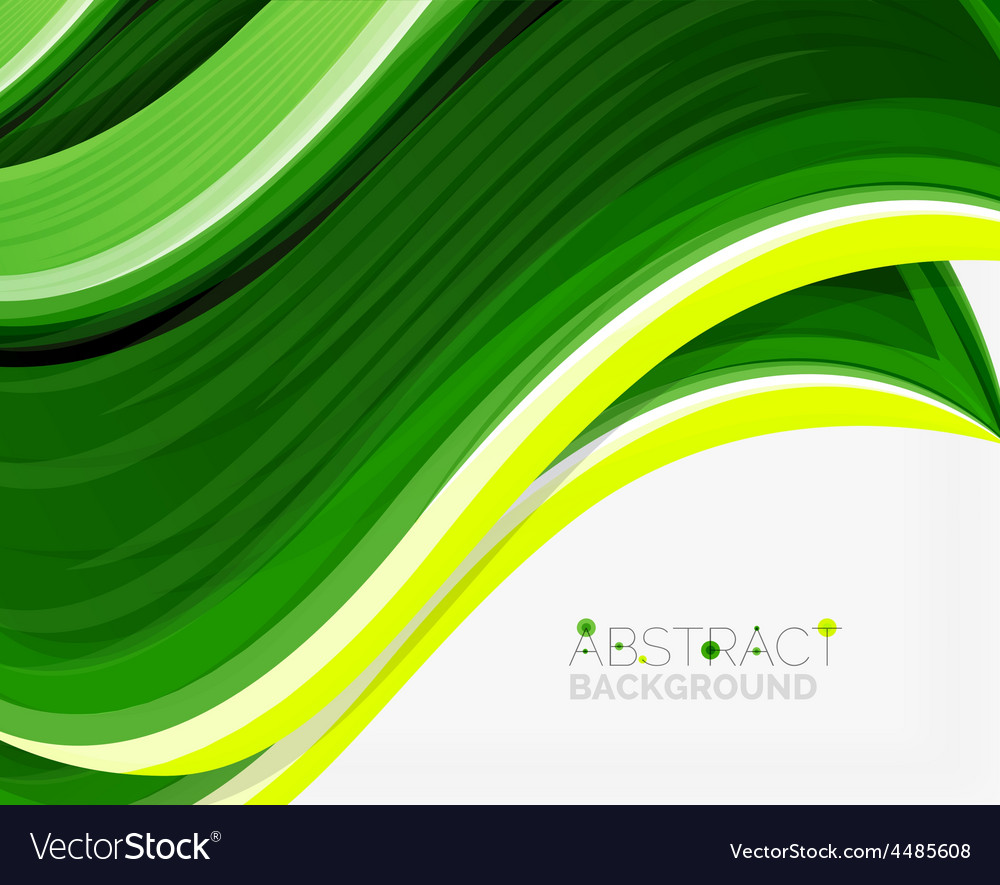 Abstract realistic solid wave background Vector Image