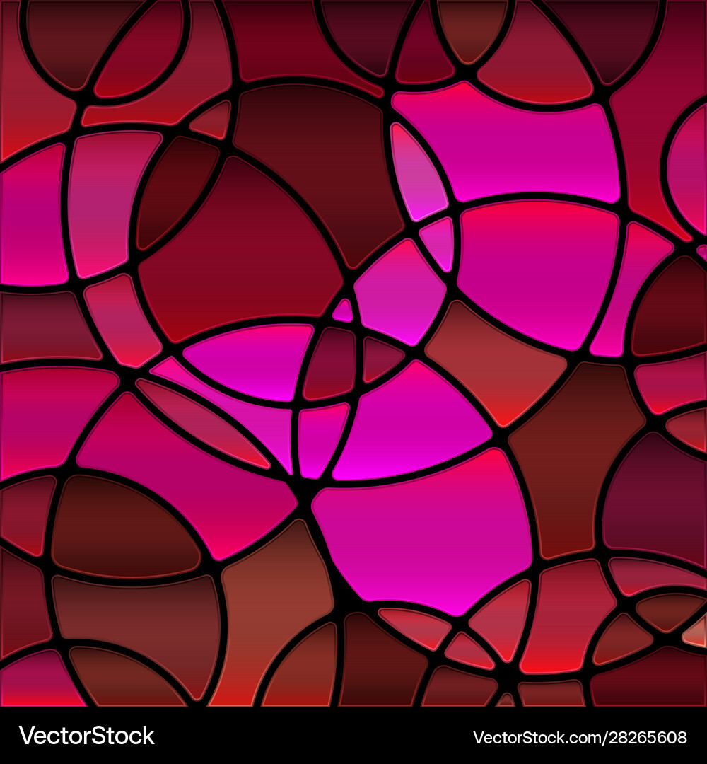 Abstract stained-glass mosaic background Vector Image