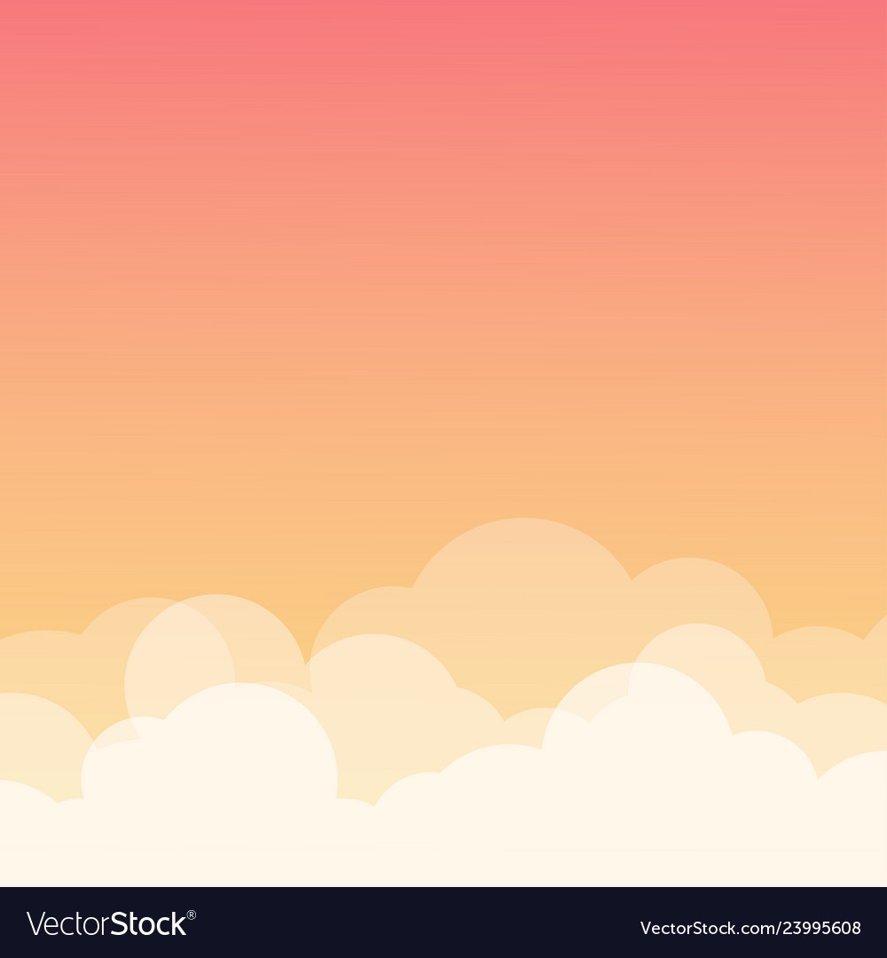 Cloud background Royalty Free Vector Image - VectorStock