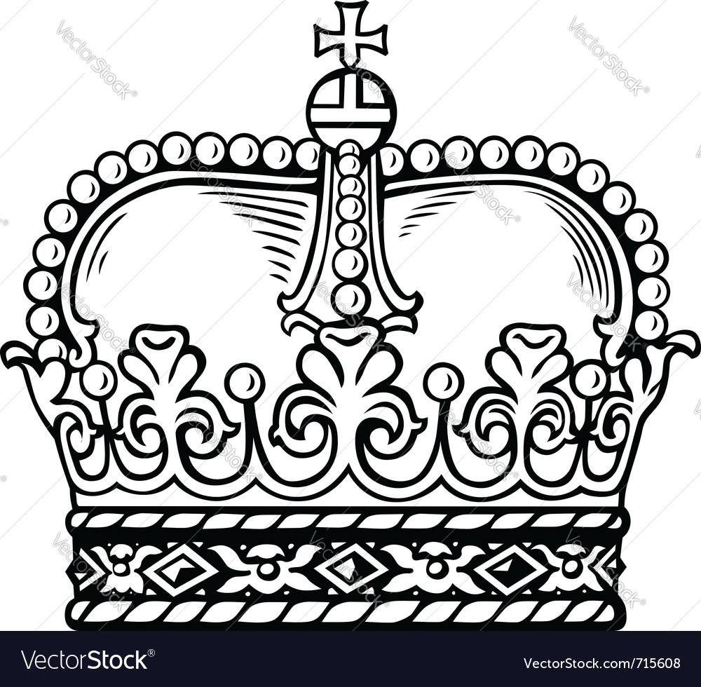 Crown Royalty Free Vector Image - VectorStock