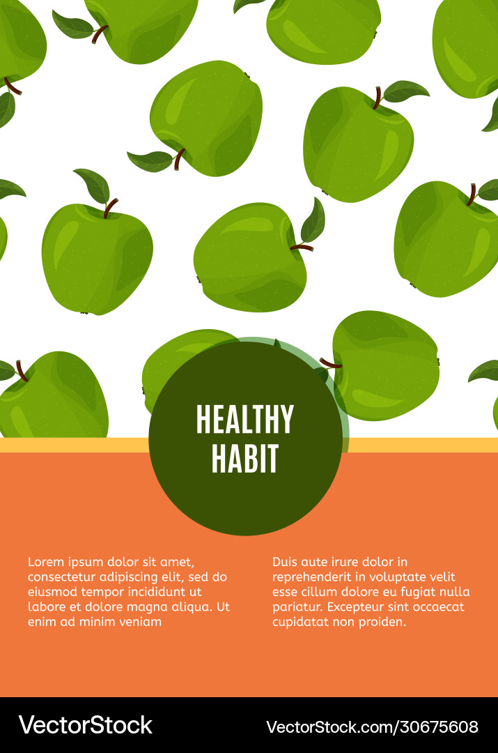 Design template for food card recipe article Vector Image