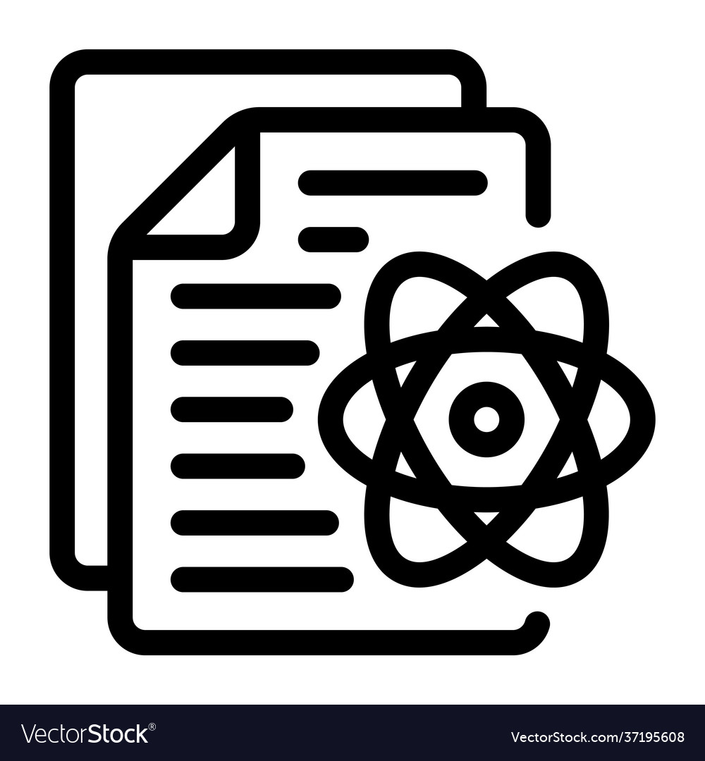 Scientific data Royalty Free Vector Image - VectorStock