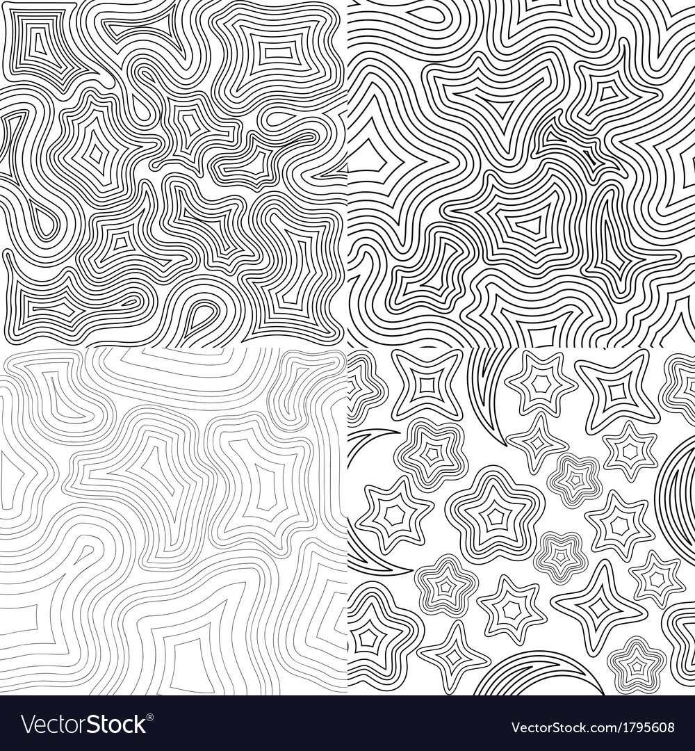 Set of seamless textures Royalty Free Vector Image