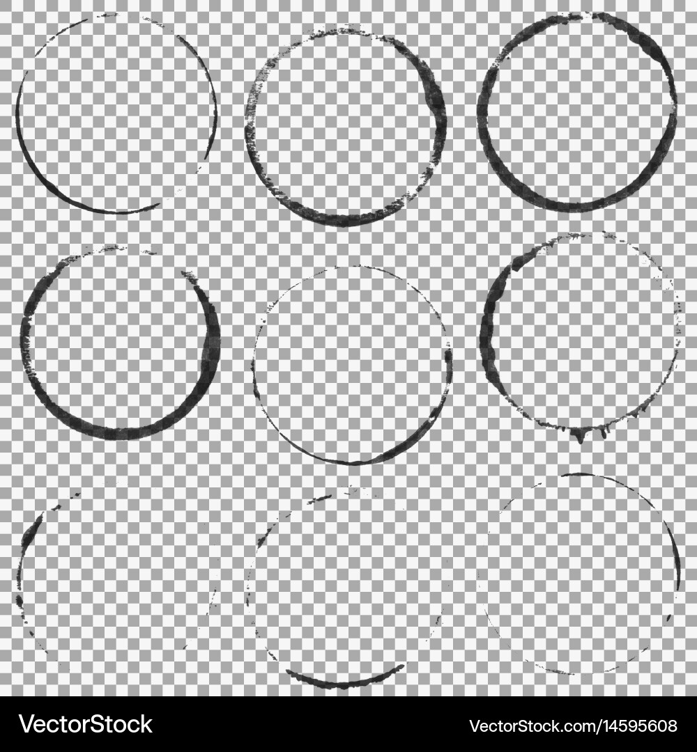 Smeared Ink Brush Marks Royalty Free Vector Image