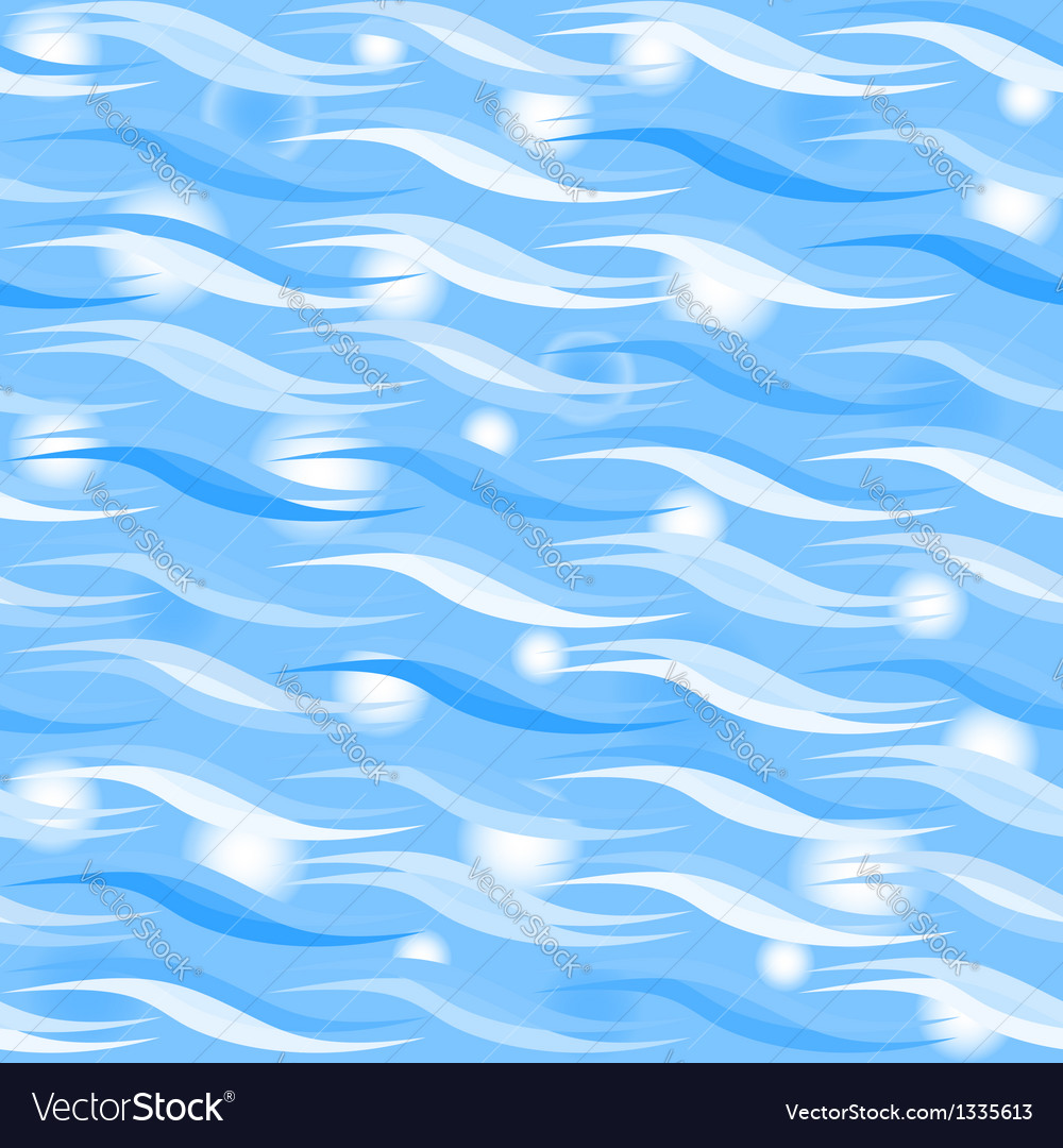 Blue sparkling waves pattern Royalty Free Vector Image