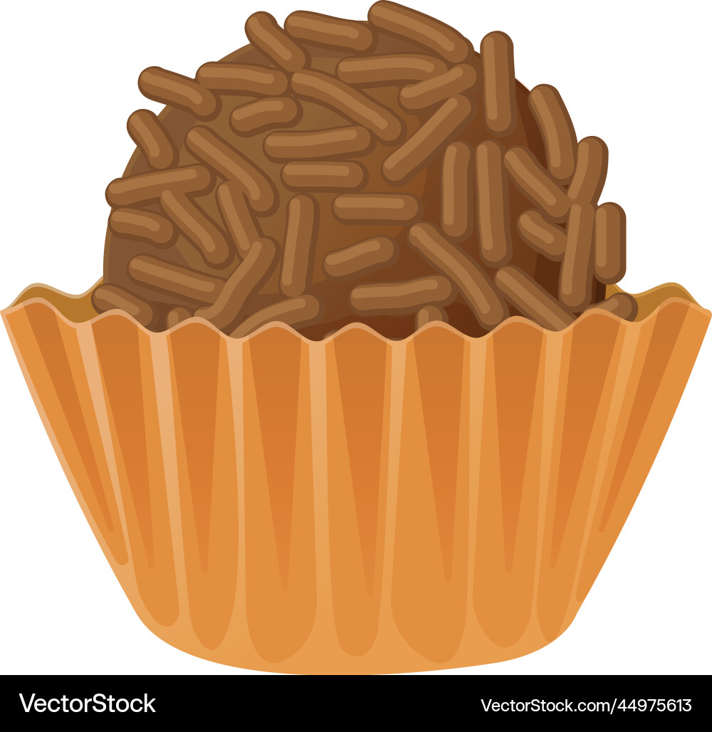 Brazilian Brigadeiro Dessert Royalty Free Vector Image