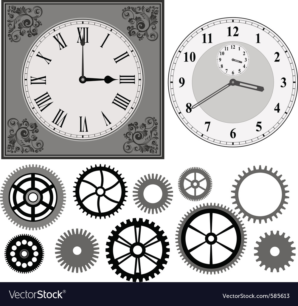 Clocks Royalty Free Vector Image - VectorStock