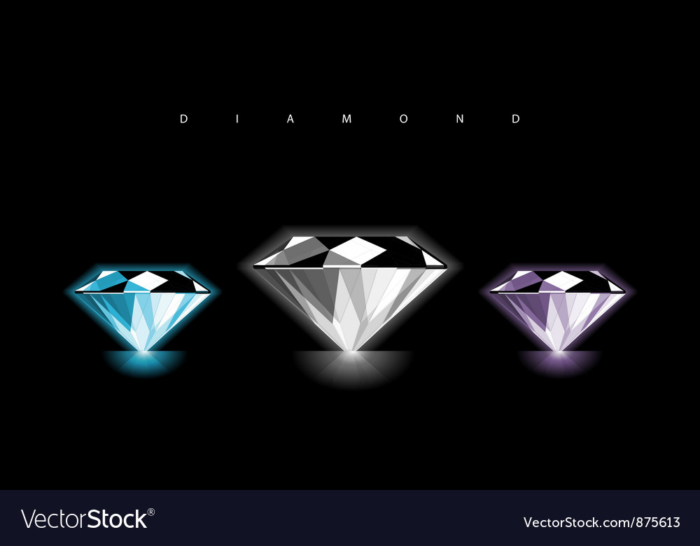 Diamond design Royalty Free Vector Image - VectorStock