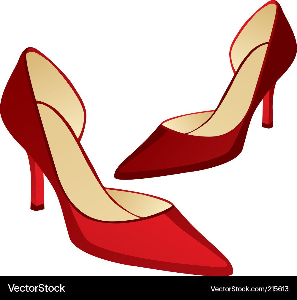 Fashion shoes Royalty Free Vector Image - VectorStock