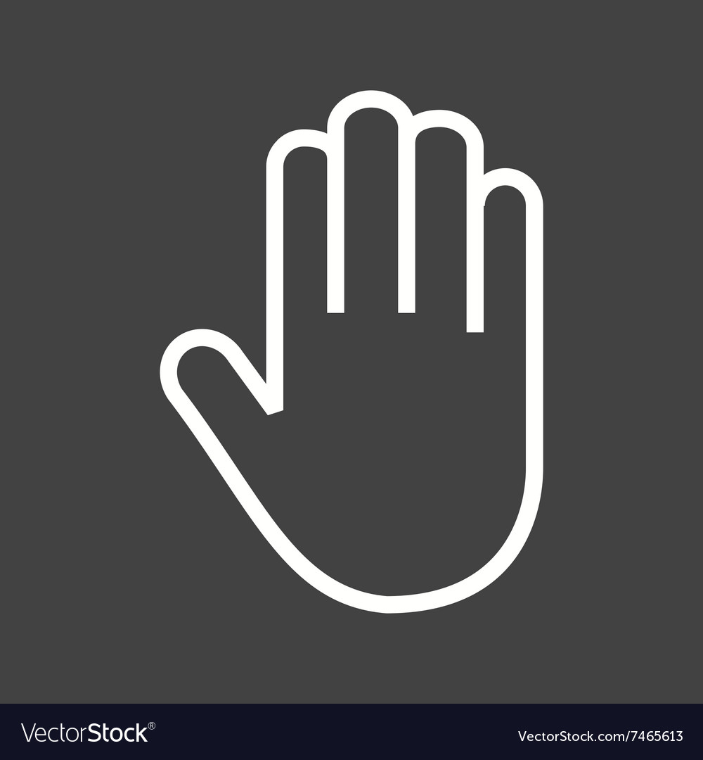 Hand Royalty Free Vector Image - VectorStock