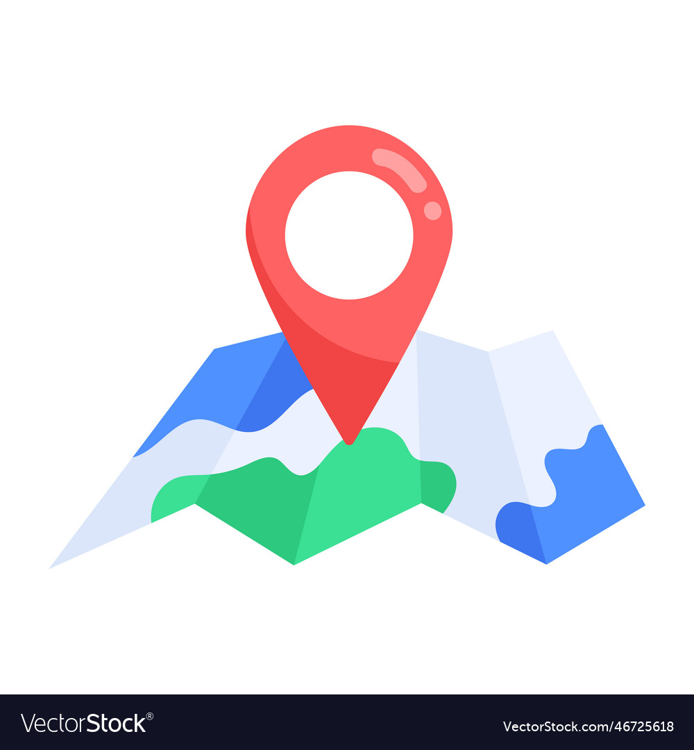 Location map Royalty Free Vector Image - VectorStock
