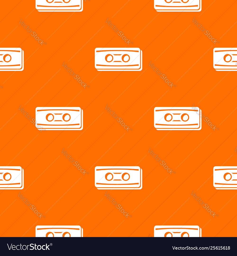 Plastic button pattern orange Royalty Free Vector Image
