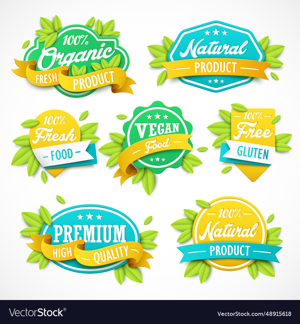 Refreshing label template Royalty Free Vector Image