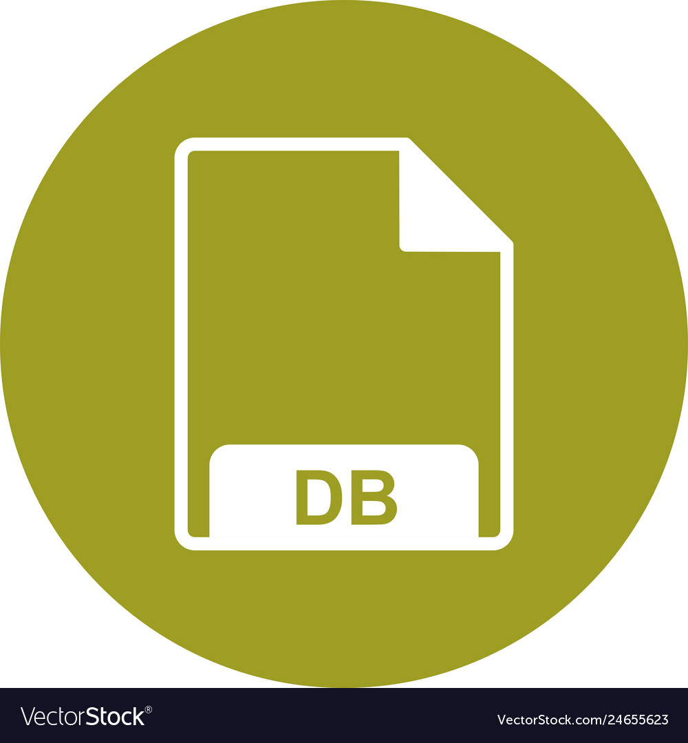 Db icon Royalty Free Vector Image - VectorStock