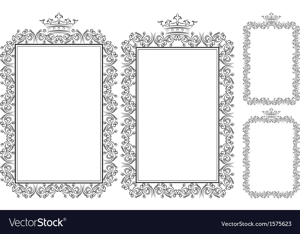 Frame rectangular Royalty Free Vector Image - VectorStock