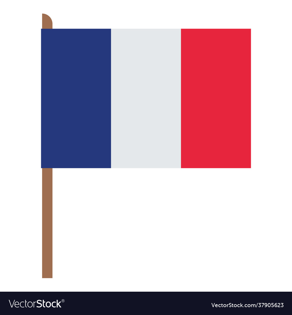 French flag design Royalty Free Vector Image - VectorStock