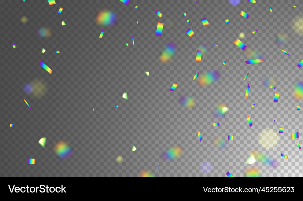Sparkle light effects flying glitter bokeh Vector Image