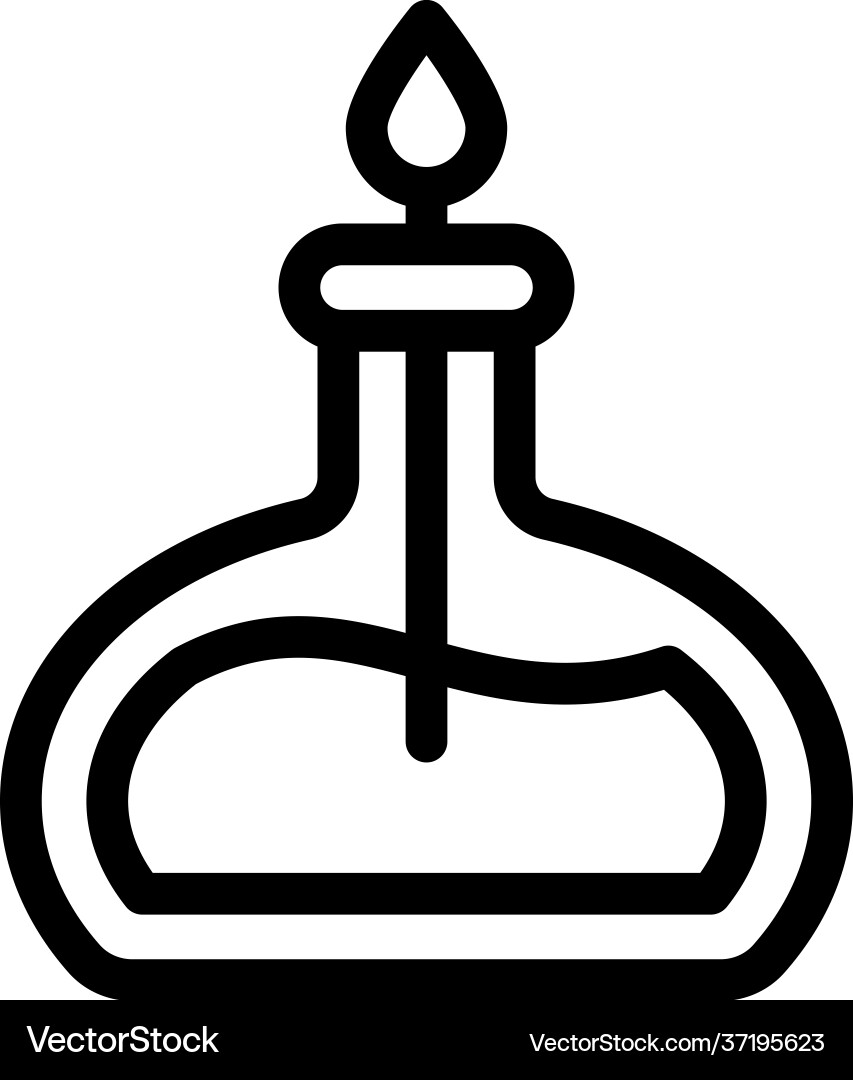 Spirit lamp Royalty Free Vector Image - VectorStock