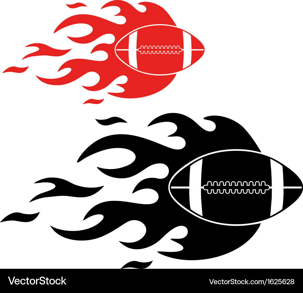 American football Royalty Free Vector Image - VectorStock