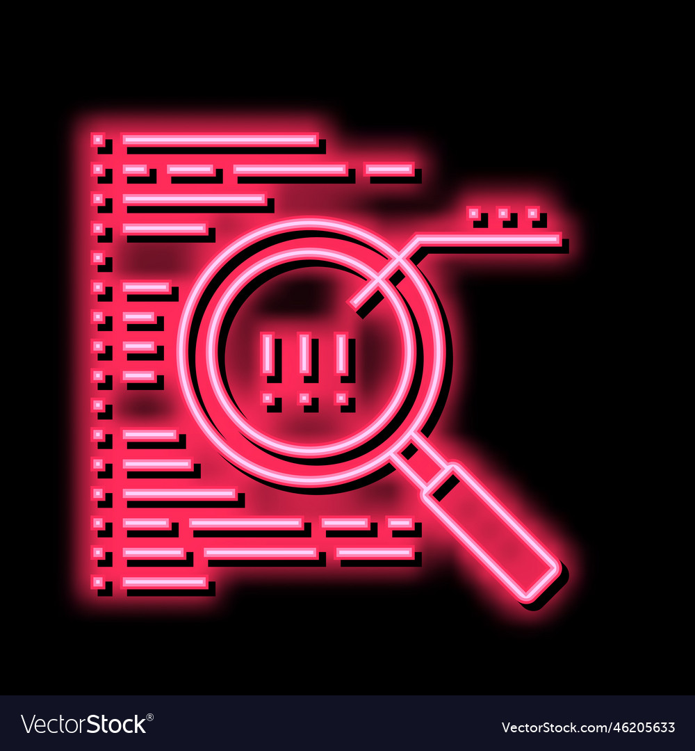 Code research color icon Royalty Free Vector Image