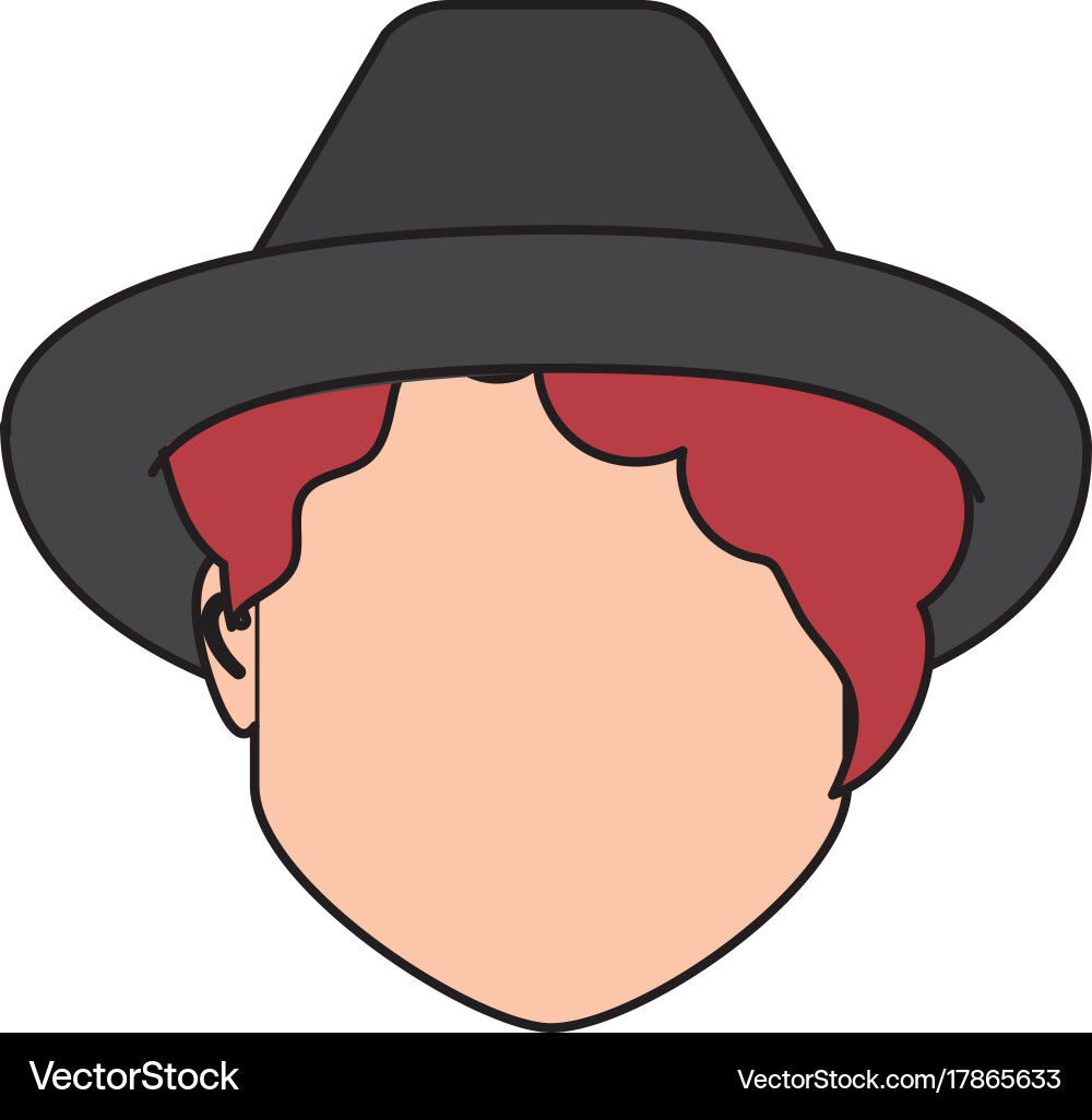 Default avatar woman to social user Royalty Free Vector