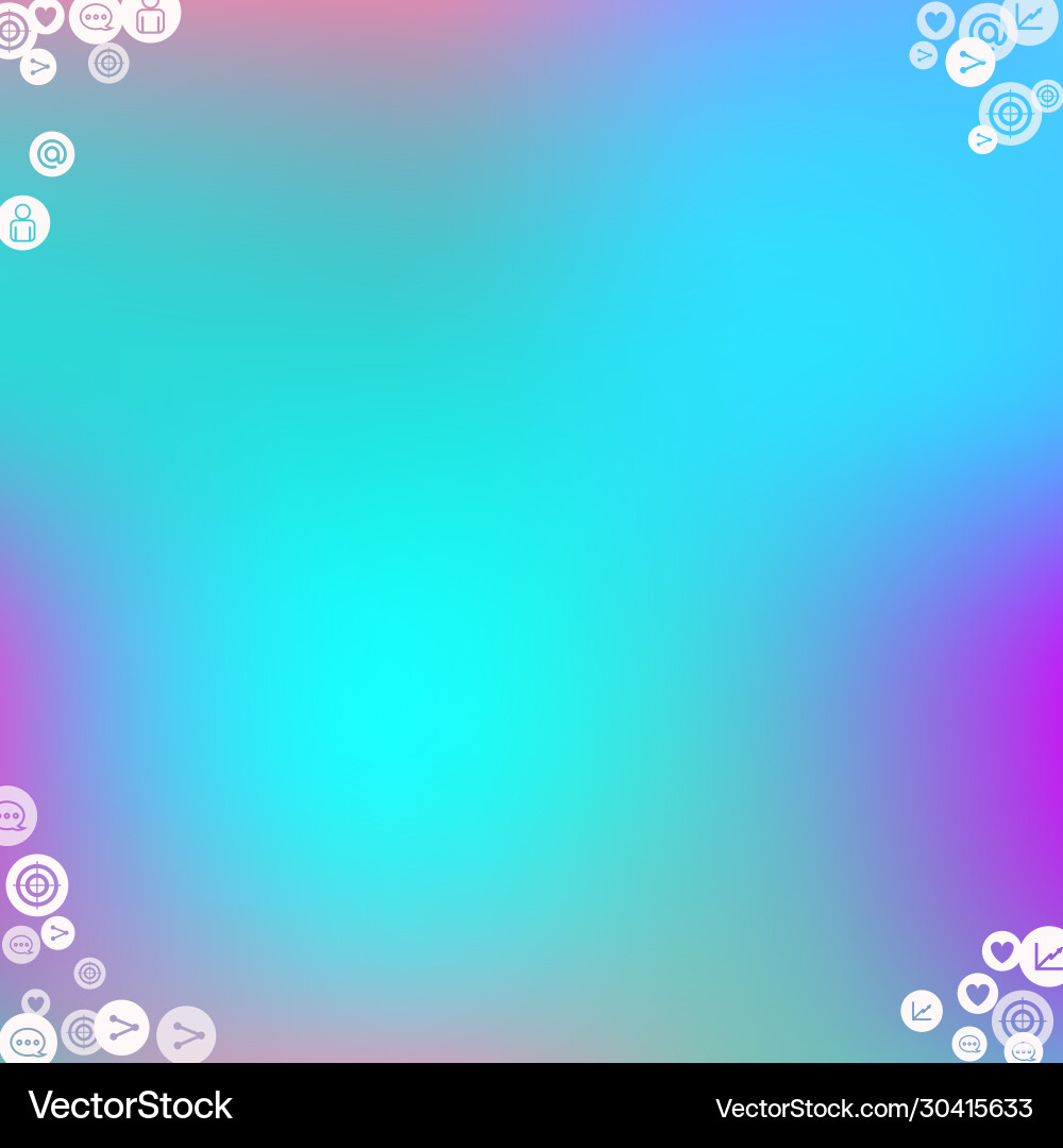 Social media marketing communication networking Vector Image