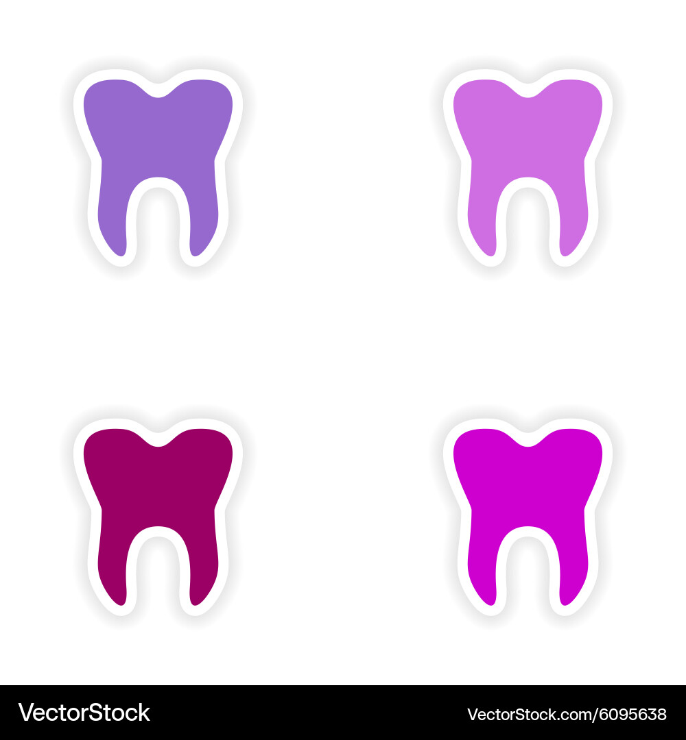 Assembly realistic sticker design on paper logo Vector Image