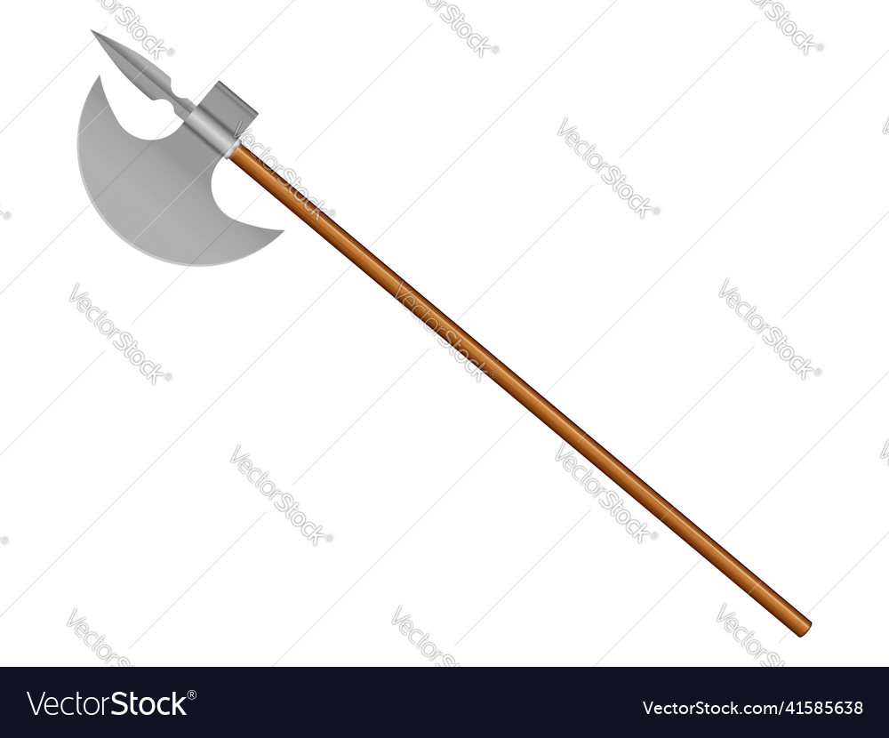 Halberd Royalty Free Vector Image - VectorStock