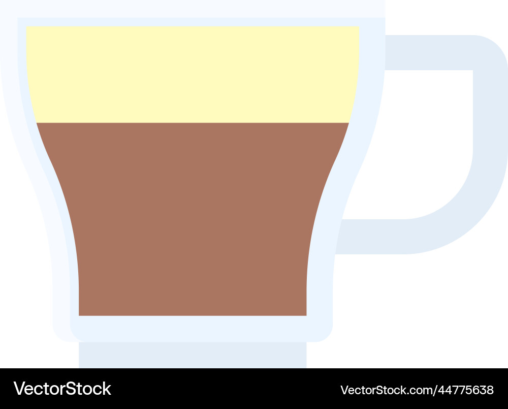 Latte icon coffee shop related Royalty Free Vector Image