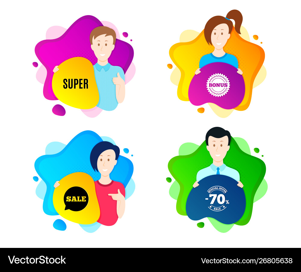 Super symbol special offer sign Royalty Free Vector Image