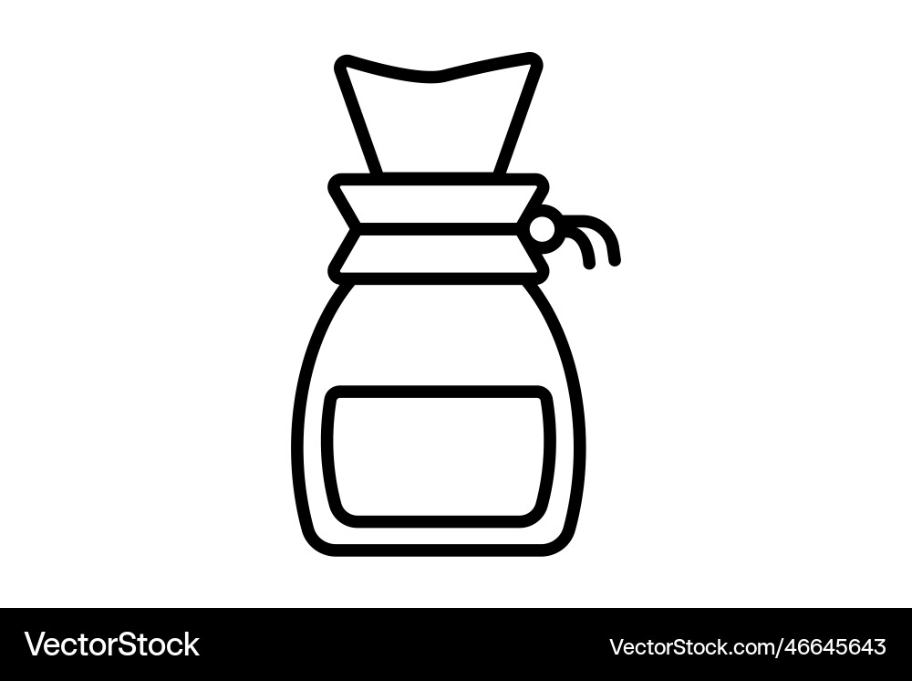Chemex icon icon related to coffee element line Vector Image