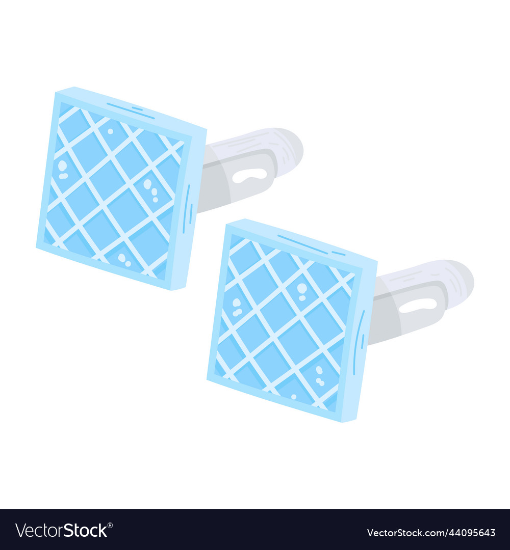 Cufflinks Royalty Free Vector Image - VectorStock
