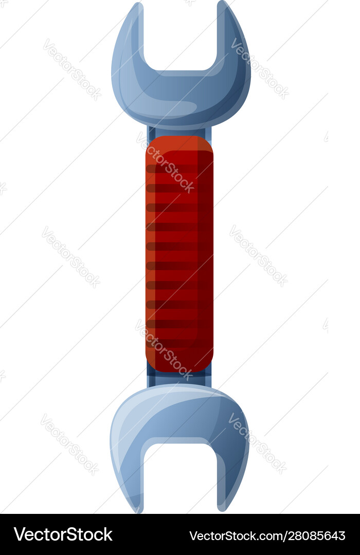 Hand wrench icon cartoon style Royalty Free Vector Image