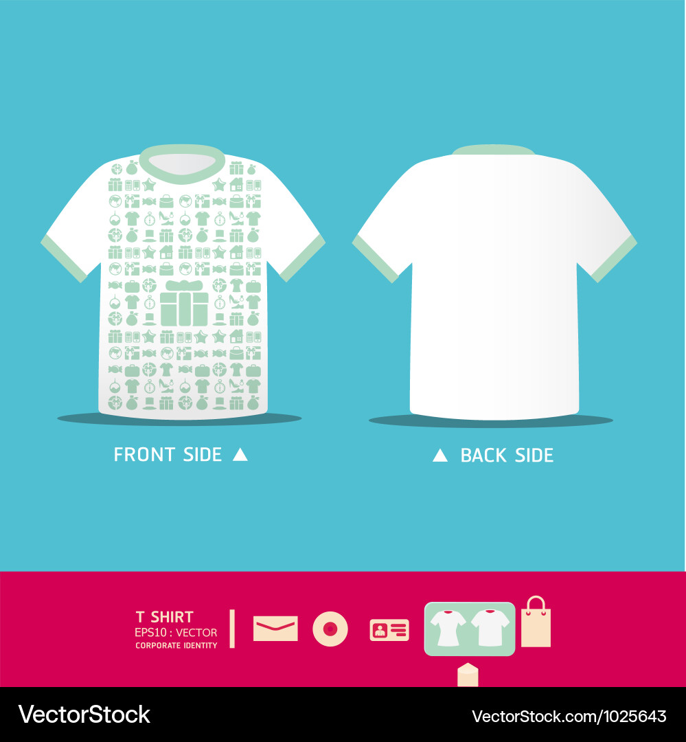 Modern soft color t-shirt design Royalty Free Vector Image