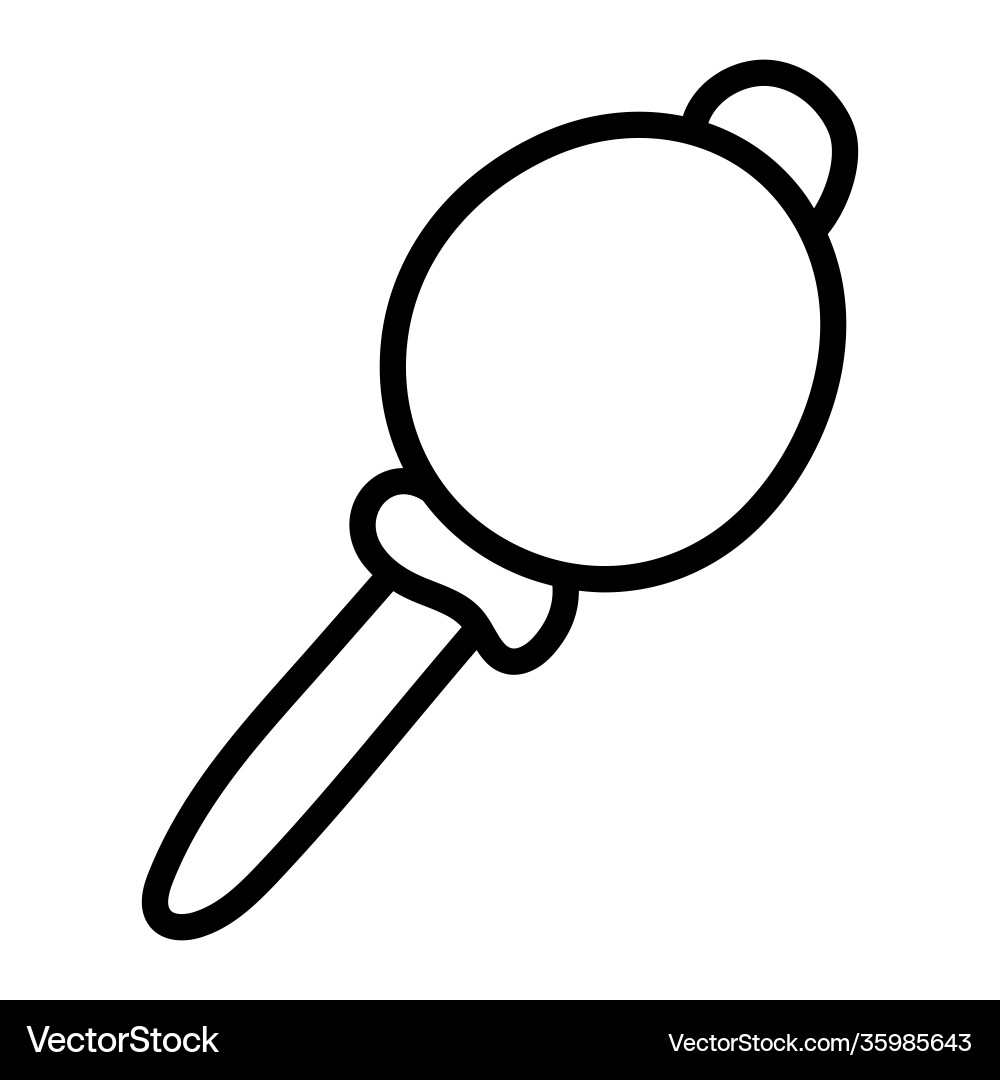 Music rattle Royalty Free Vector Image - VectorStock