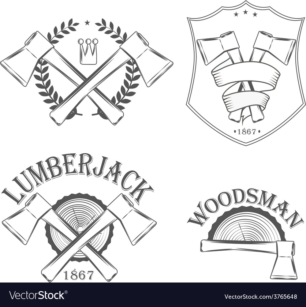 Lumberjack Royalty Free Vector Image - VectorStock