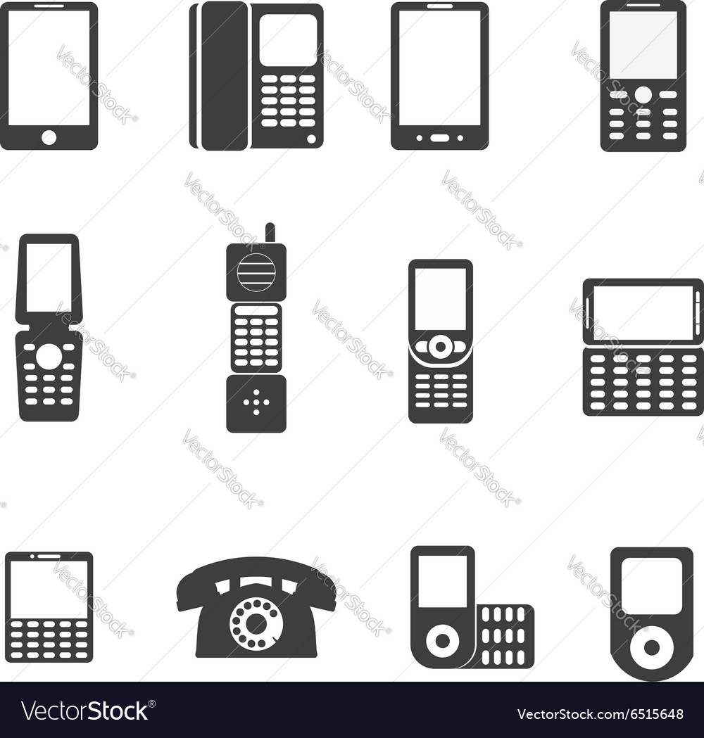 Phones Royalty Free Vector Image - VectorStock
